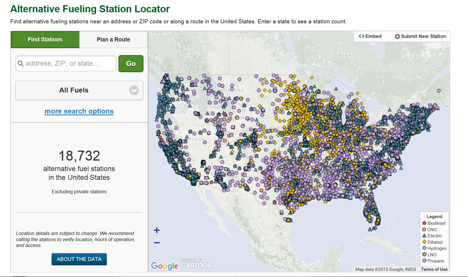 Station Locator - Long Beach Clean Cities